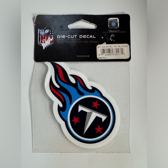 NFL | Other | Nfl Tennessee Titans Logo Die Cut Laminated Vinyl ...